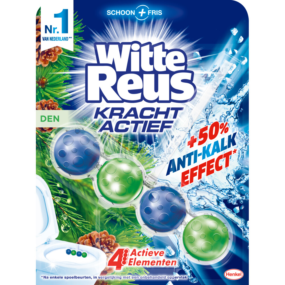 Witte Reus WC Kracht Actief Den | Plein.nl