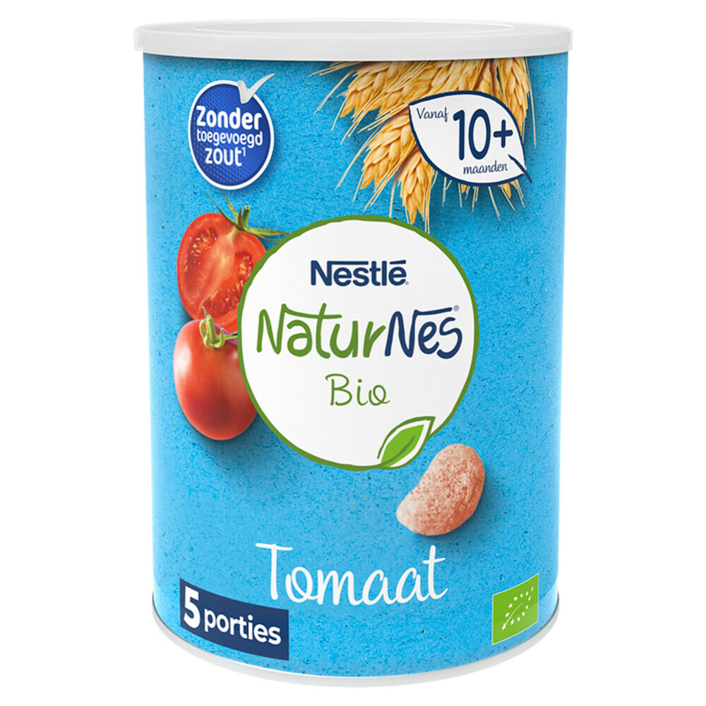 4x Nestle NaturNes Bio Nutripops Tomaat 35 gr | Plein.nl