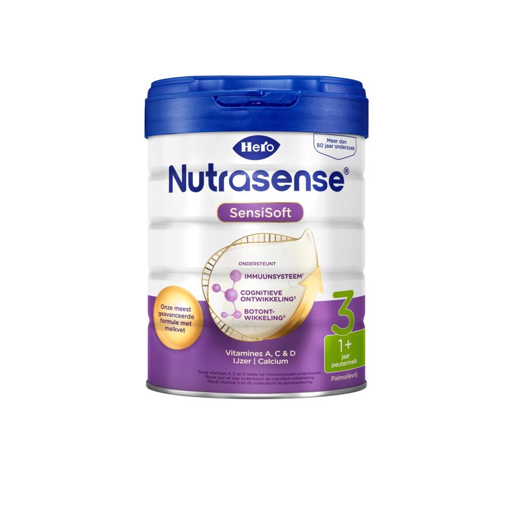 Hero Nutrasense SensiSoft 3 Peutermelk (12-24 mnd) 700 gr | Plein.nl