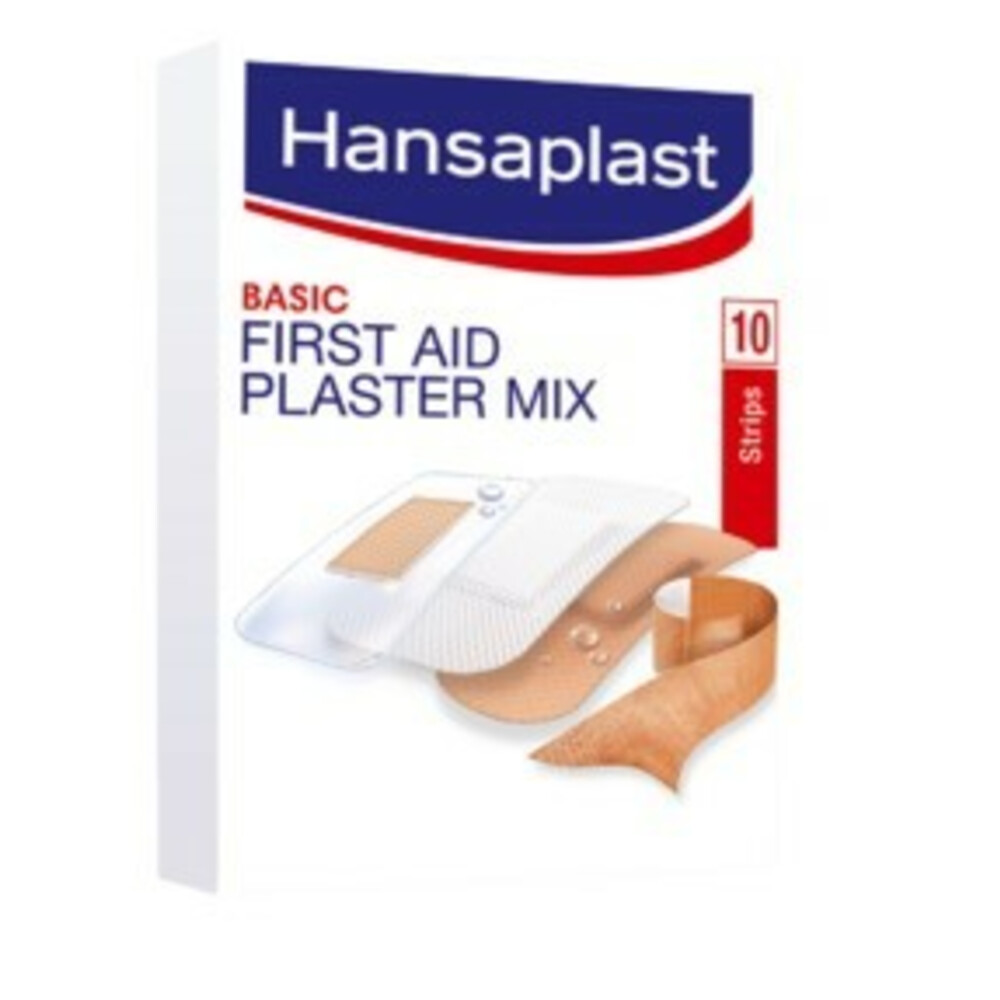 Hansaplast Basic First Aid Plaster Mix 10 stuks | Plein.nl