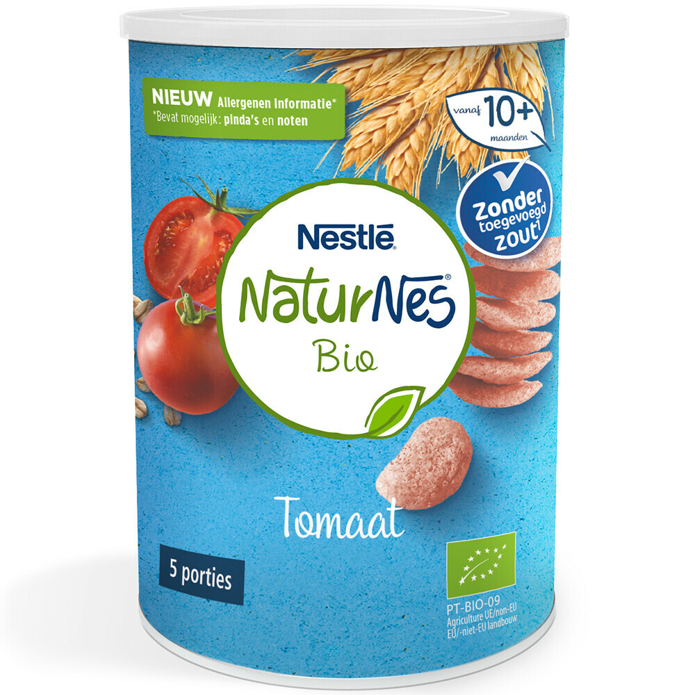 Nestle NaturNes Bio Nutripops Tomaat 35 gr | Plein.nl