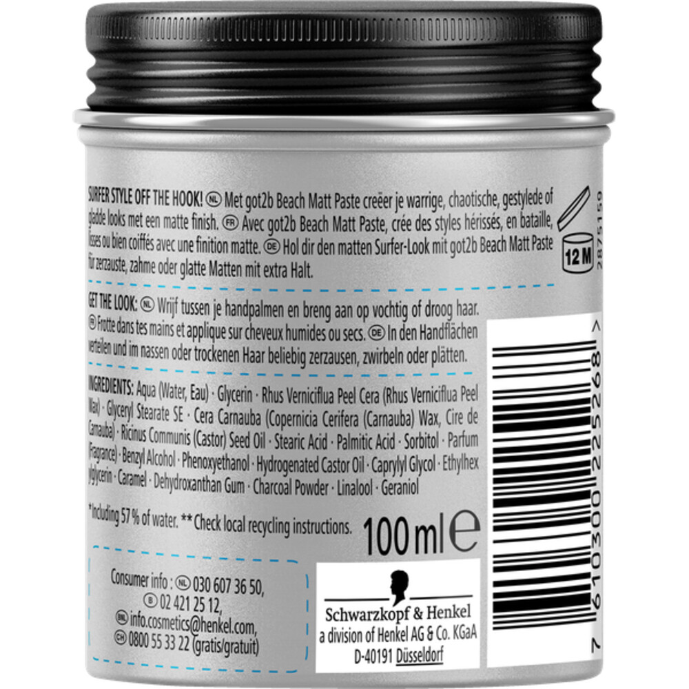 Got2b Beach Matt Paste 100 ml | Plein.nl
