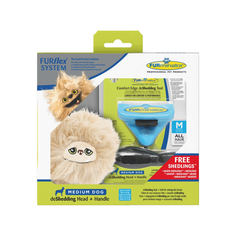 Furminator Furflex Shedling Giftbox Dog M | Plein.nl