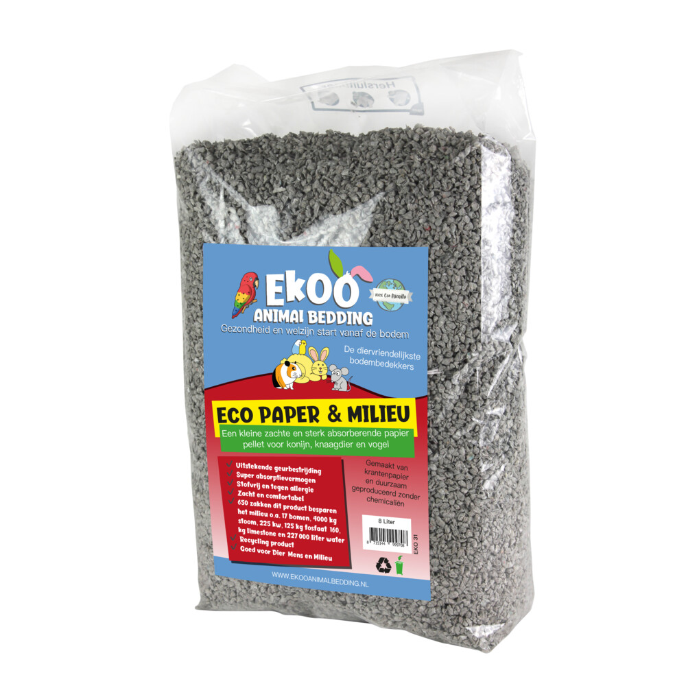 Ekoo Eco Papier en Milieu 8 liter | Plein.nl