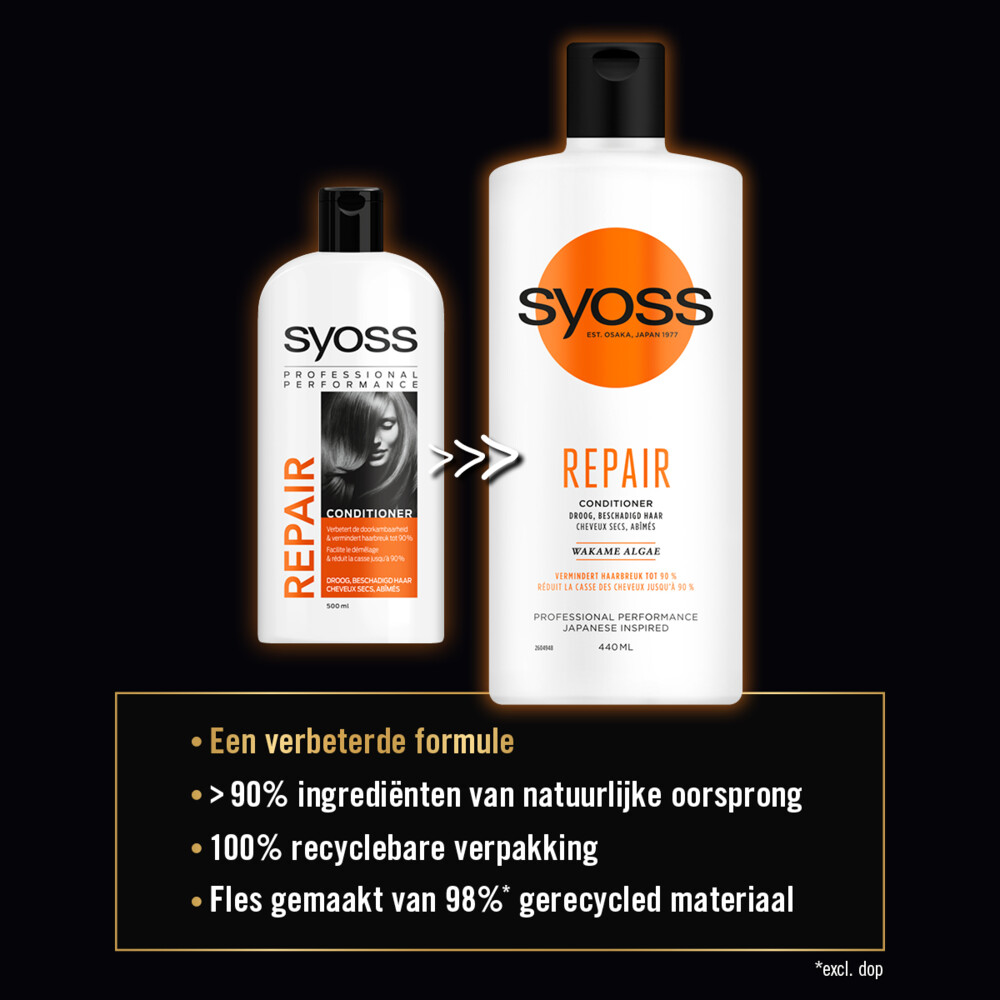 Syoss Repair Therapy Conditioner 440 ml | Plein.nl