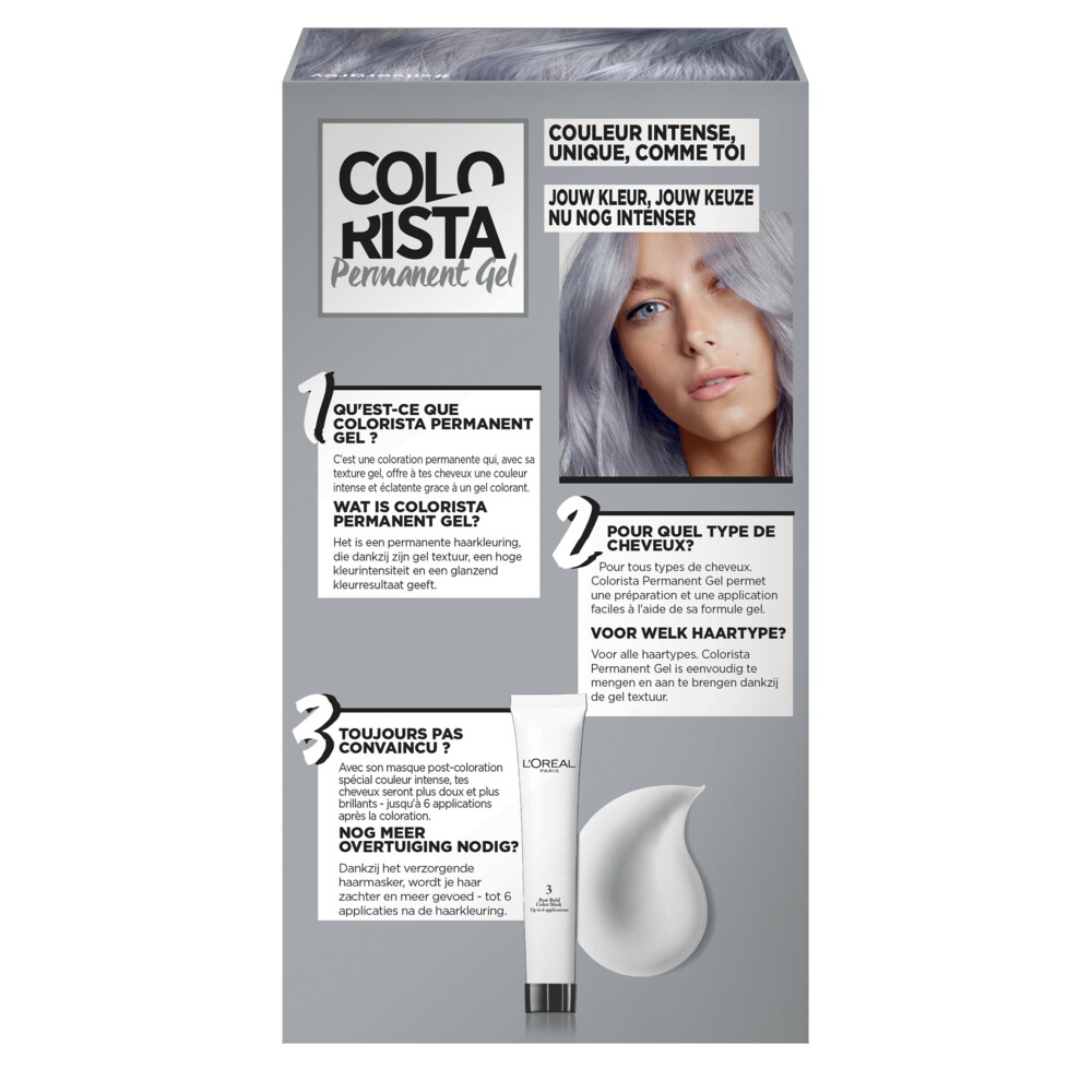 L'Oréal Permanente Haarkleuring Colorista Zilver Grijs | Plein.nl