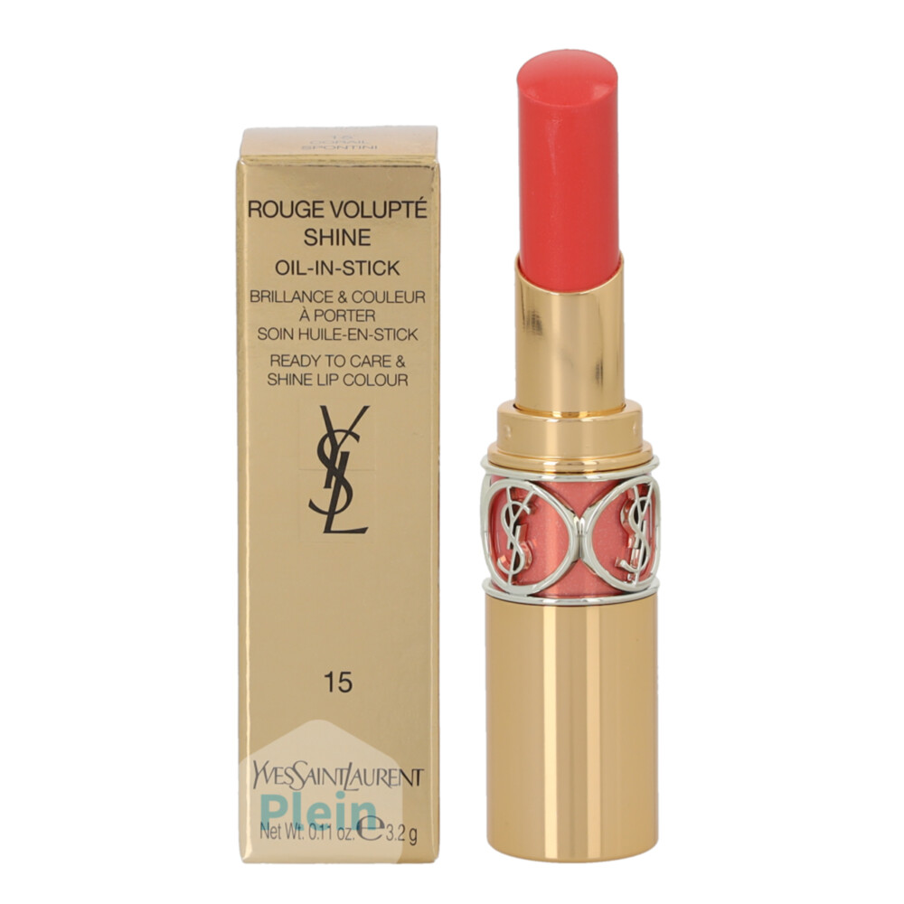 Yves Saint Laurent Rouge Volupte Shine Lipstick 015 Coral 2 gr | Plein.nl