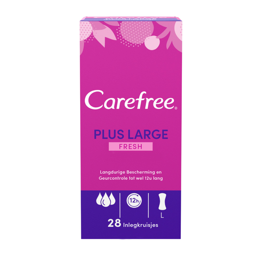Carefree Plus Large Fresh 28 stuks | Plein.nl