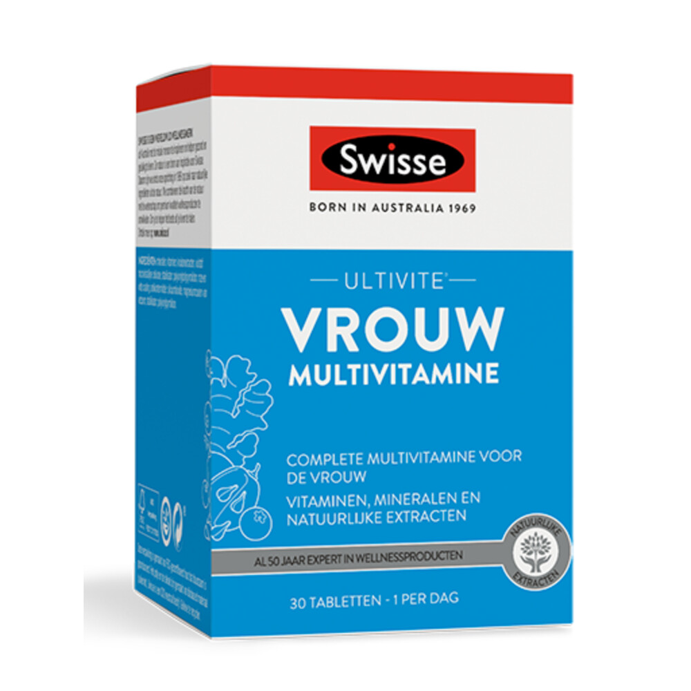 2x Swisse Multivitamine Vrouw 30 tabletten | Plein.nl