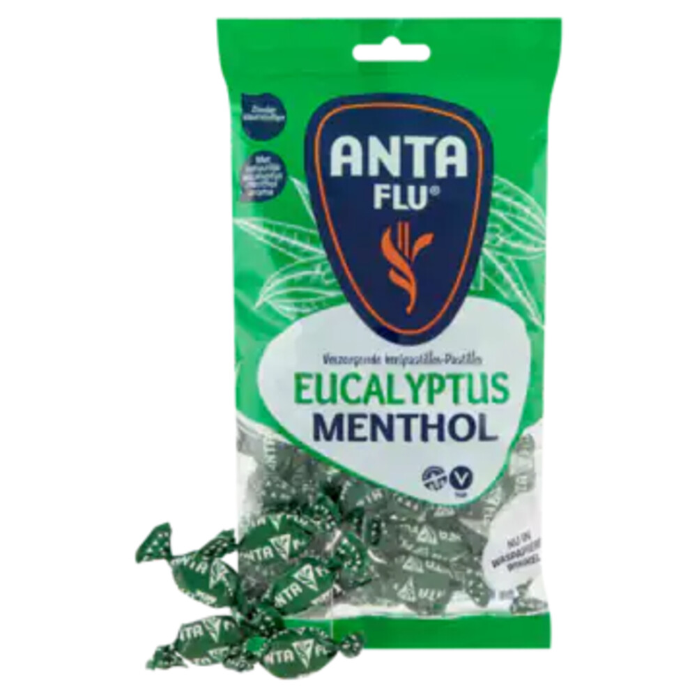 Anta Flu Eucalyptus Menthol Keelpastilles 165 gr | Plein.nl