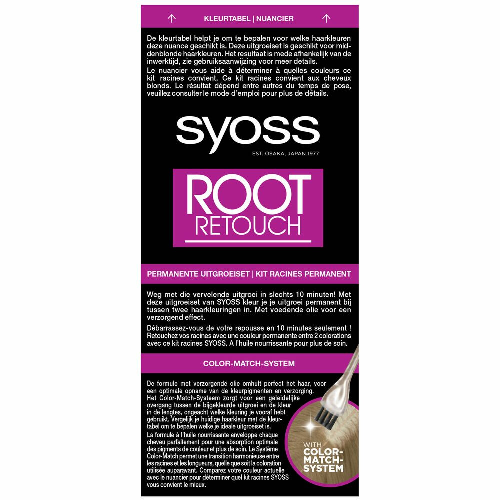 Syoss Root Retouch BR1 Middenblond | Plein.nl