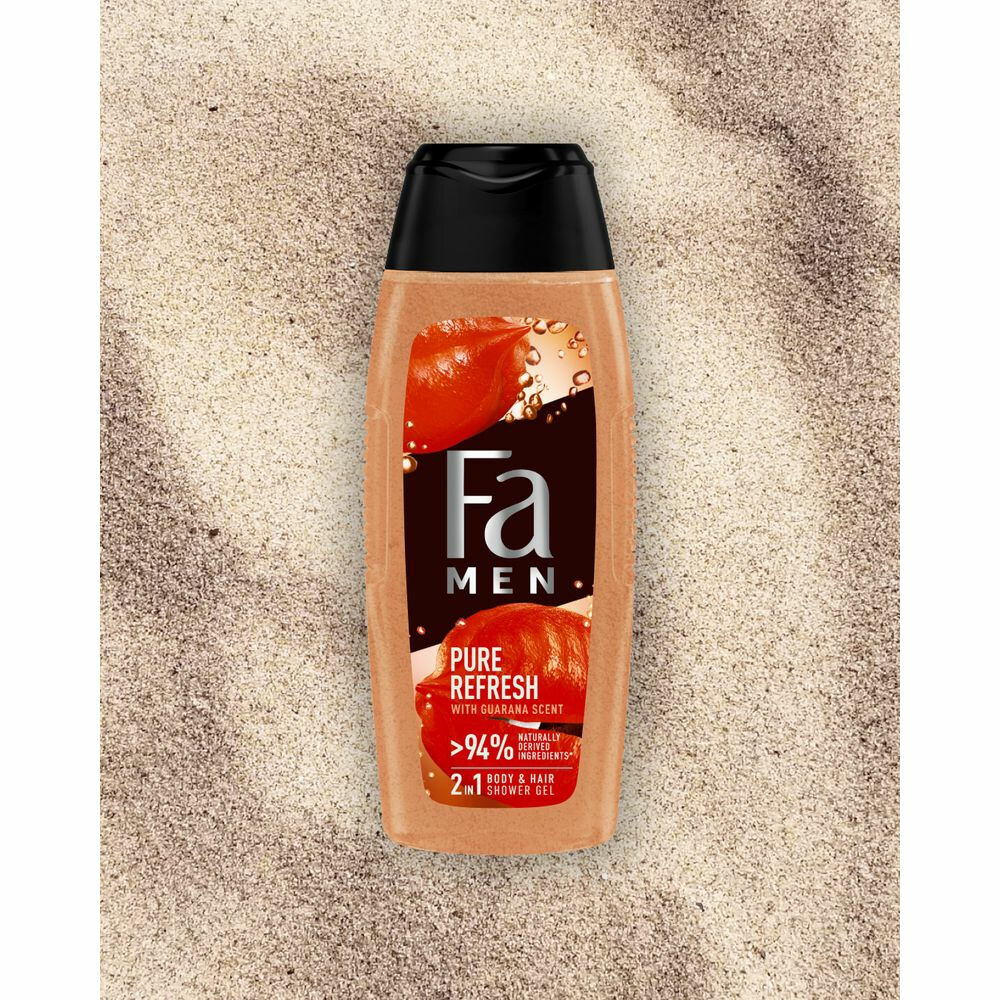 Fa Men 2 in 1 Douchegel & Shampoo Pure Guarana 250 ml | Plein.nl