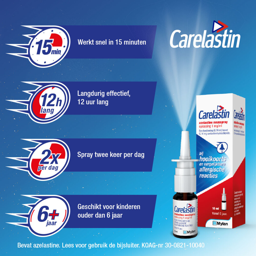 Carelastin Neusspray bij Hooikoorts 10 ml | Plein.nl
