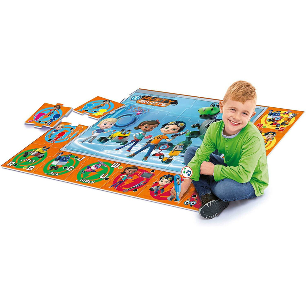Clementoni Interactive Rusty Rivets Vloer Puzzle 24 stukjes | Plein.nl