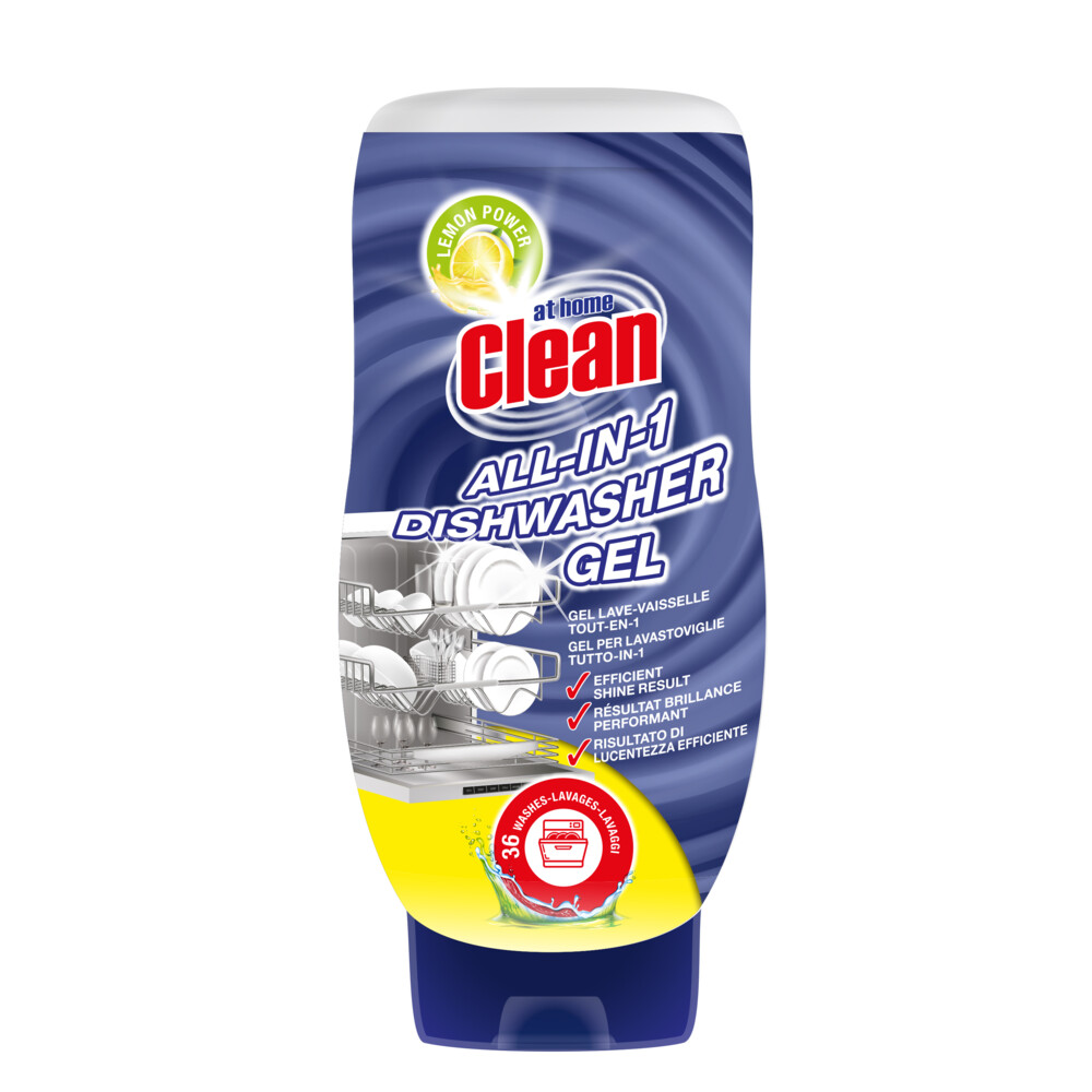 At Home Vaatwas Reinigingsgel All-In-1 Lemon 720 ml | Plein.nl