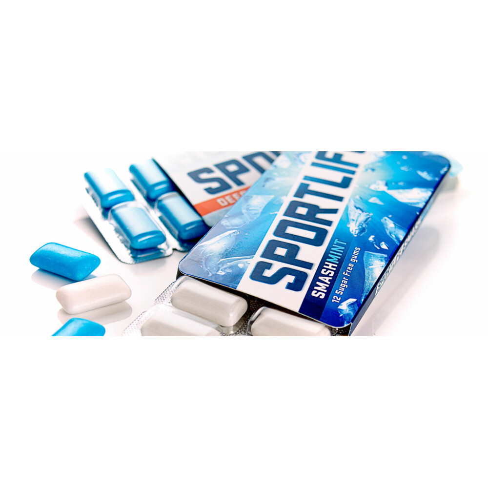 Sportlife Kauwgom Smashmint 2-pack 17 gr | Plein.nl