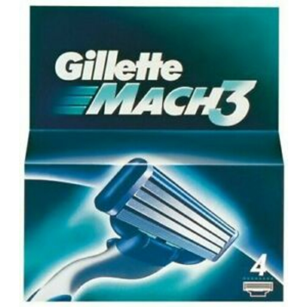 Gillette Scheermesjes Mach3 4 Stuks | Plein.nl