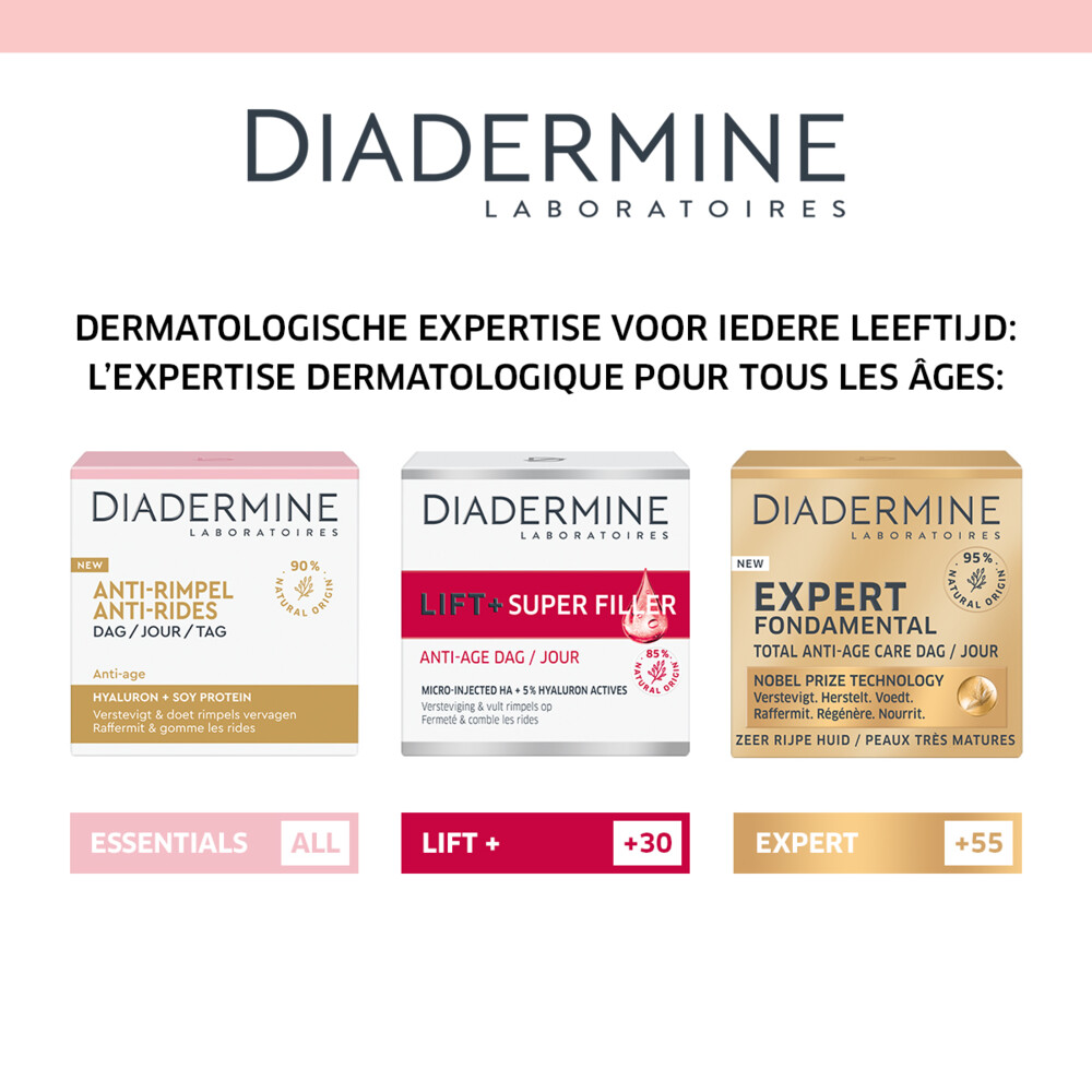 Diadermine Dagcrème Lift+ Super Filler Anit-Age SPF 30 50 ml | Plein.nl