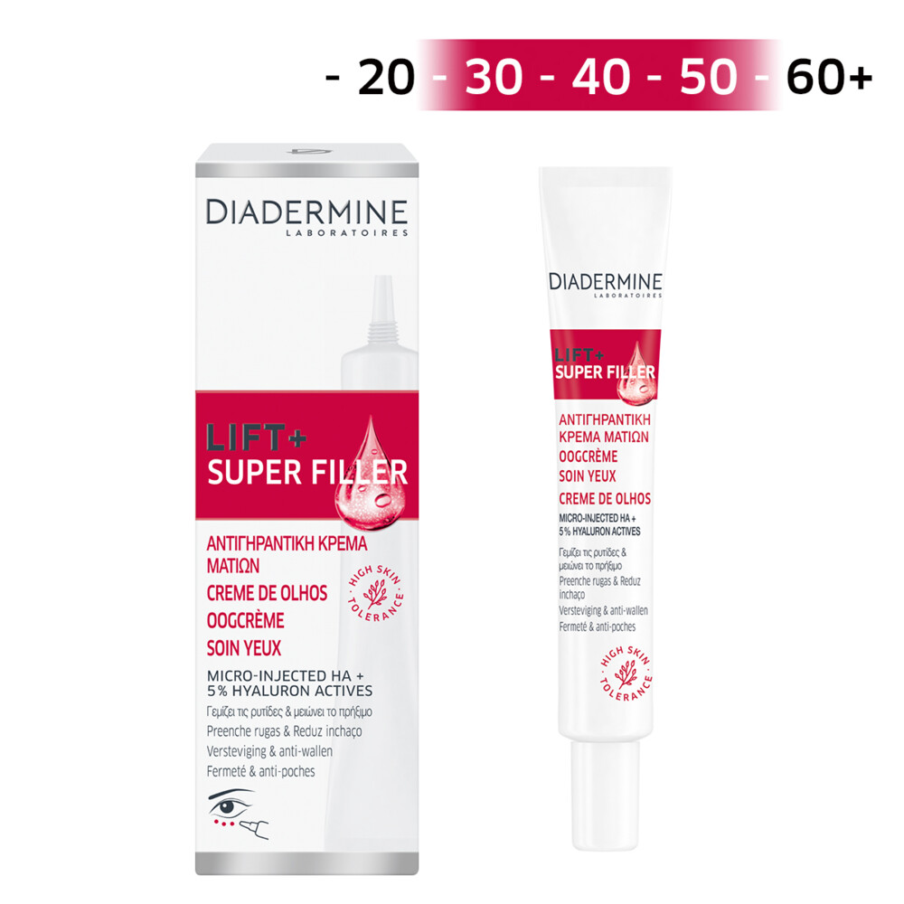 Diadermine Oogcrème Lift+ Super Filler Anti-Age 15 ml | Plein.nl