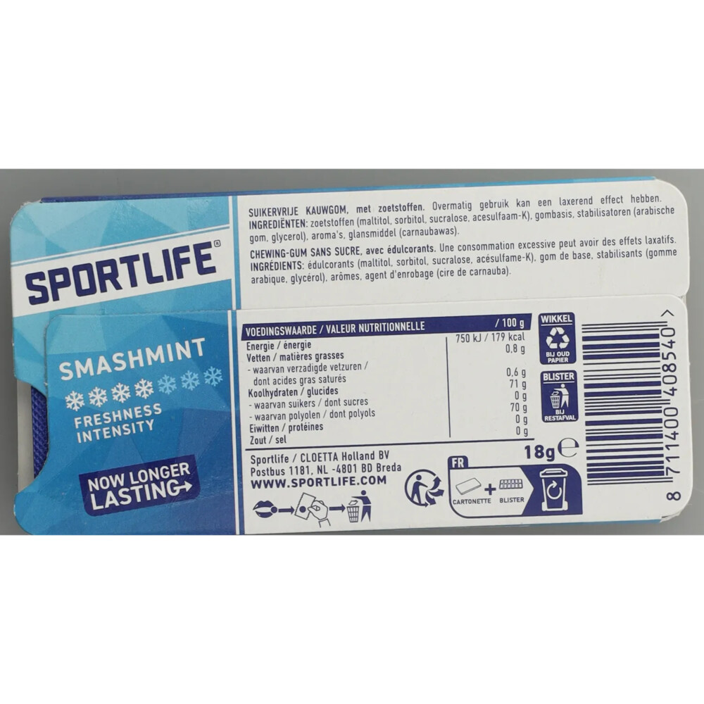 Sportlife Smashmint 12 stuks | Plein.nl