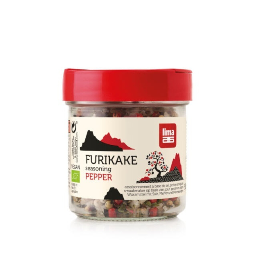 3x Lima Furikake Pepper Bio 90 gr | Plein.nl