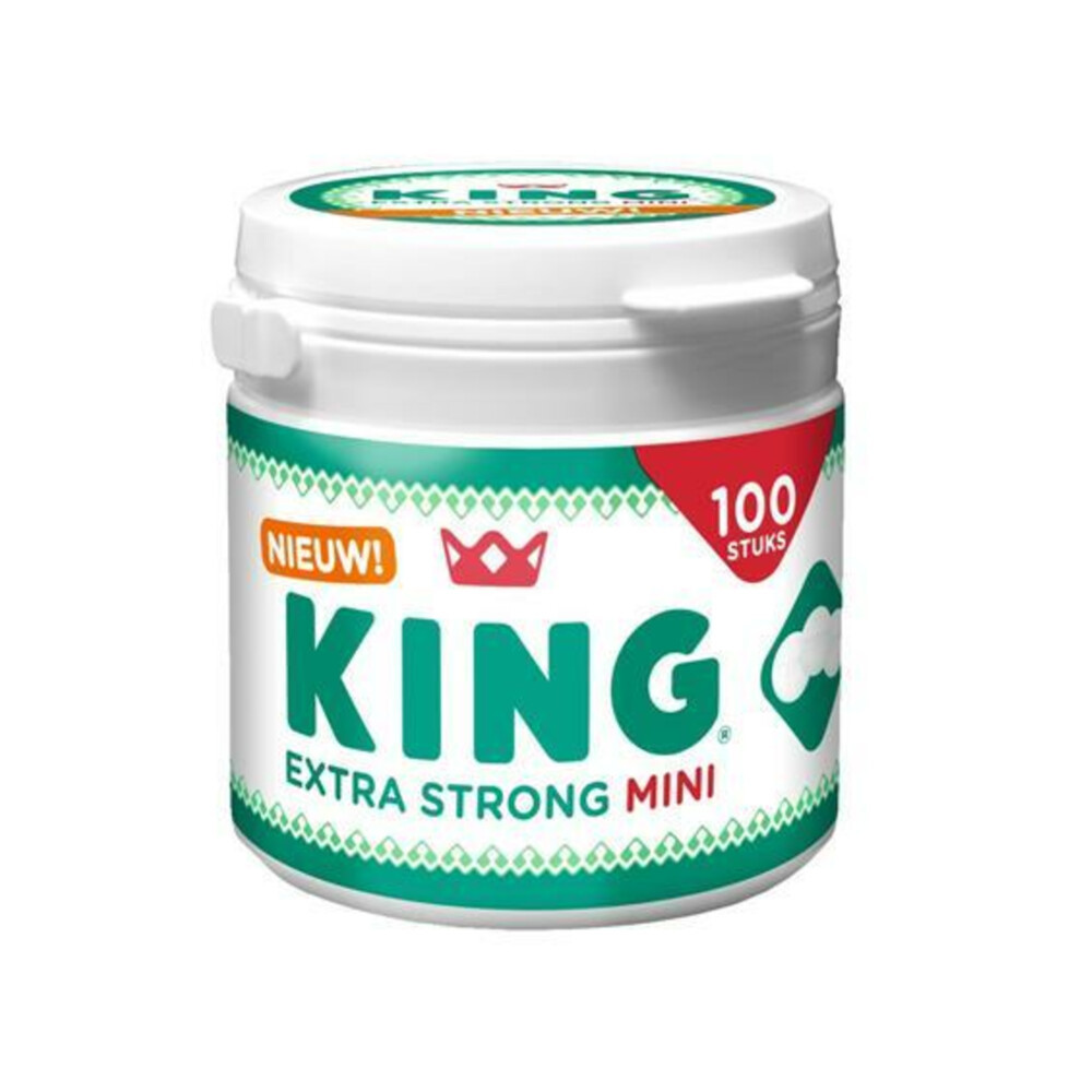 King Pepermunt Mini Pot Extra Strong 100 stuks | Plein.nl