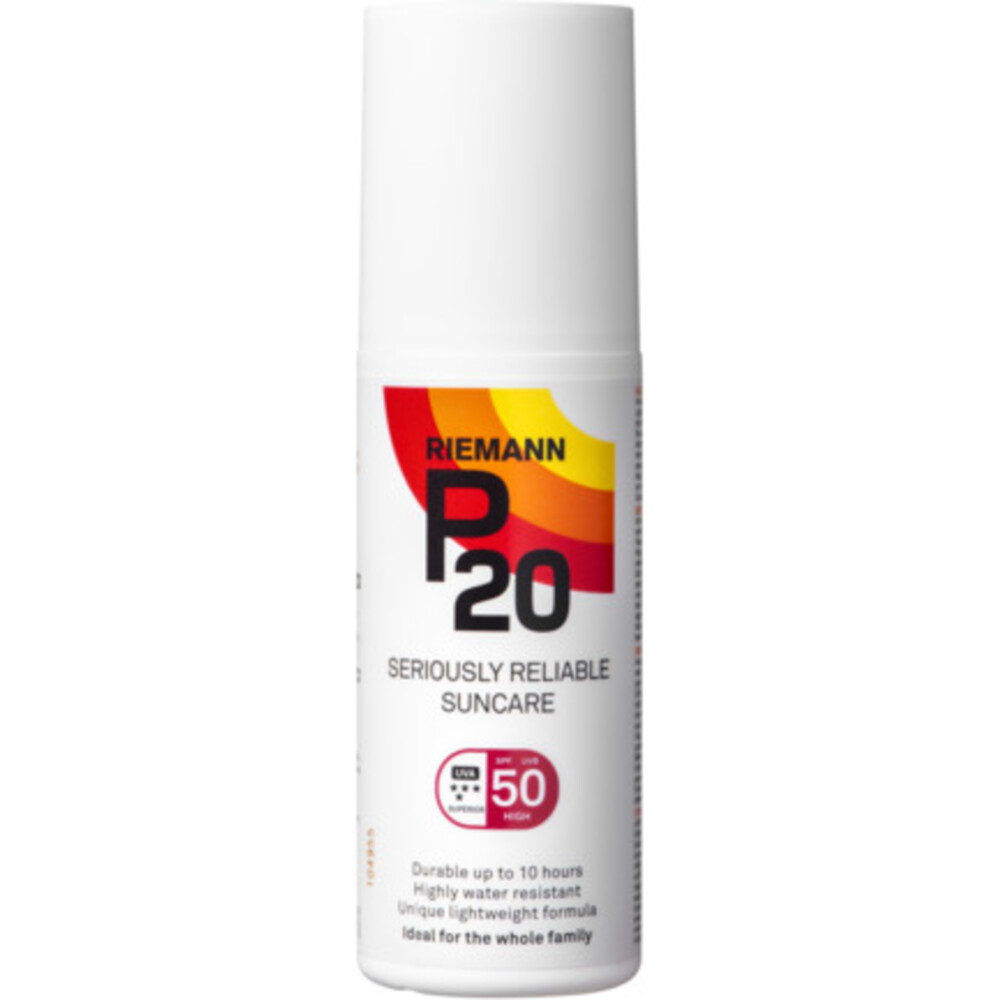 2x P20 Zonnebrand Spray Factor 50 100 ml | Plein.nl