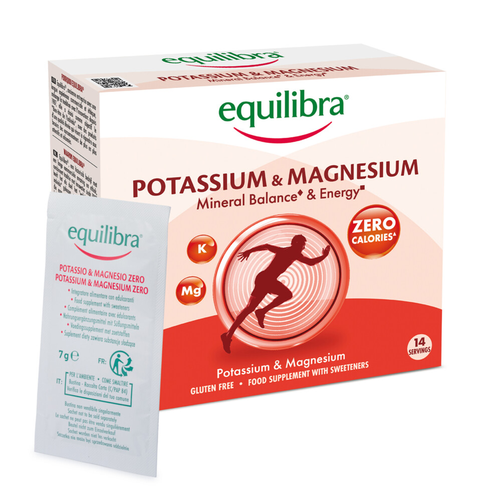 Equilibra Potassium & Magnesium Zero Calories 14 sachets | Plein.nl