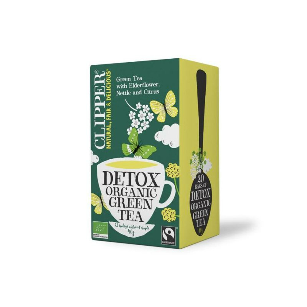 Clipper Thee Detox Green Tea 20 stuks | Plein.nl