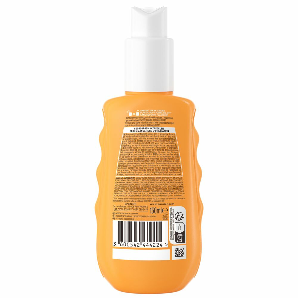 Garnier Nemo Kind Zonnebrand Spray SPF 50 150 ml | Plein.nl