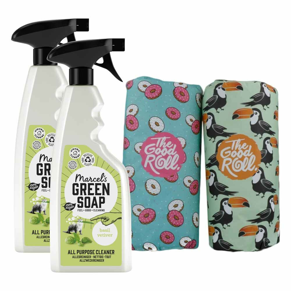 The Good Roll en Marcel's Green Soap Basilicum & Vetiver Gras ...