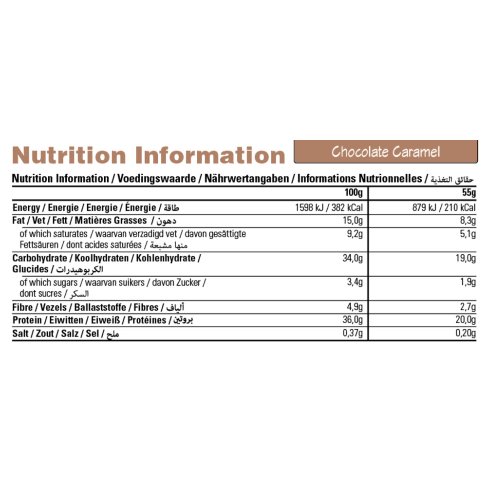 Stacker Barbarian Bar Chocolate Caramel 15 x 55 gr | Plein.nl
