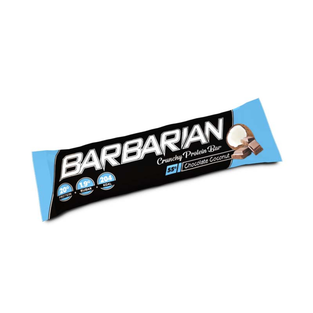 Stacker Barbarian Bar Chocolate Coconut 15 x 55 gr | Plein.nl