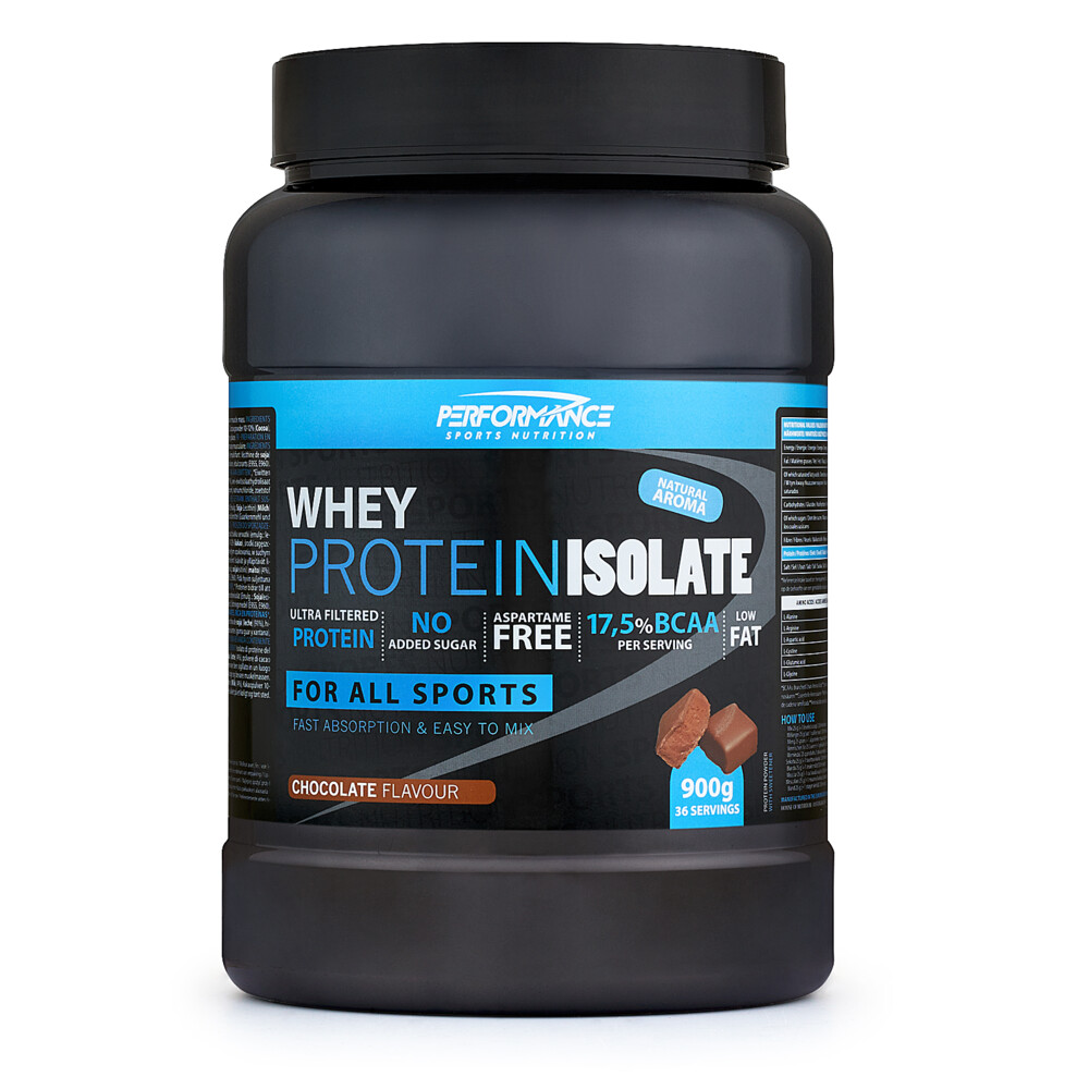 Performance Sports Nutrition Whey Protein Isolate Chocolate 900 gr ...