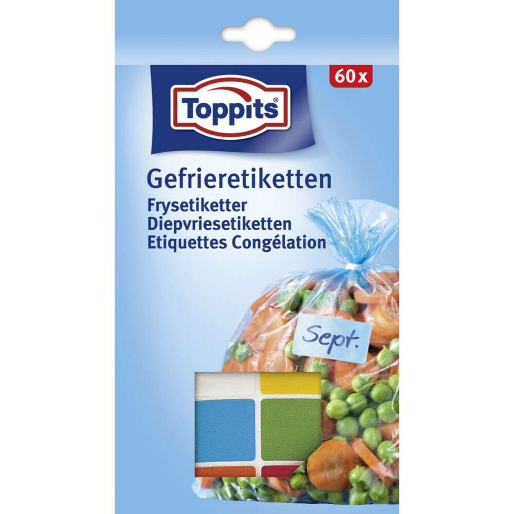 Toppits Diepvriesetiketten 60 stuks | Plein.nl