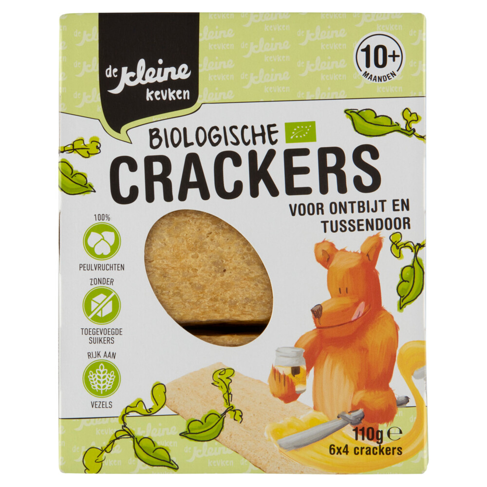 De Kleine Keuken Bio Crackers 110 gr | Plein.nl