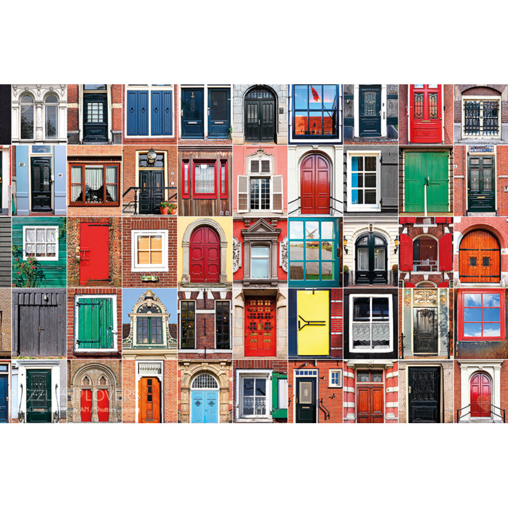 Tactic Puzzel Nederlandse Ramen en Deuren 1000 stukjes | Plein.nl