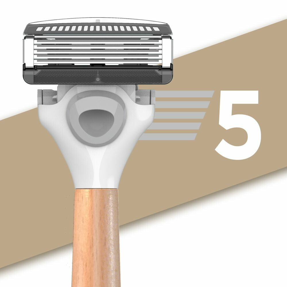 Wilkinson Hydro 5 Skin Protection Scheermes Premium Wood Handle | Plein.nl