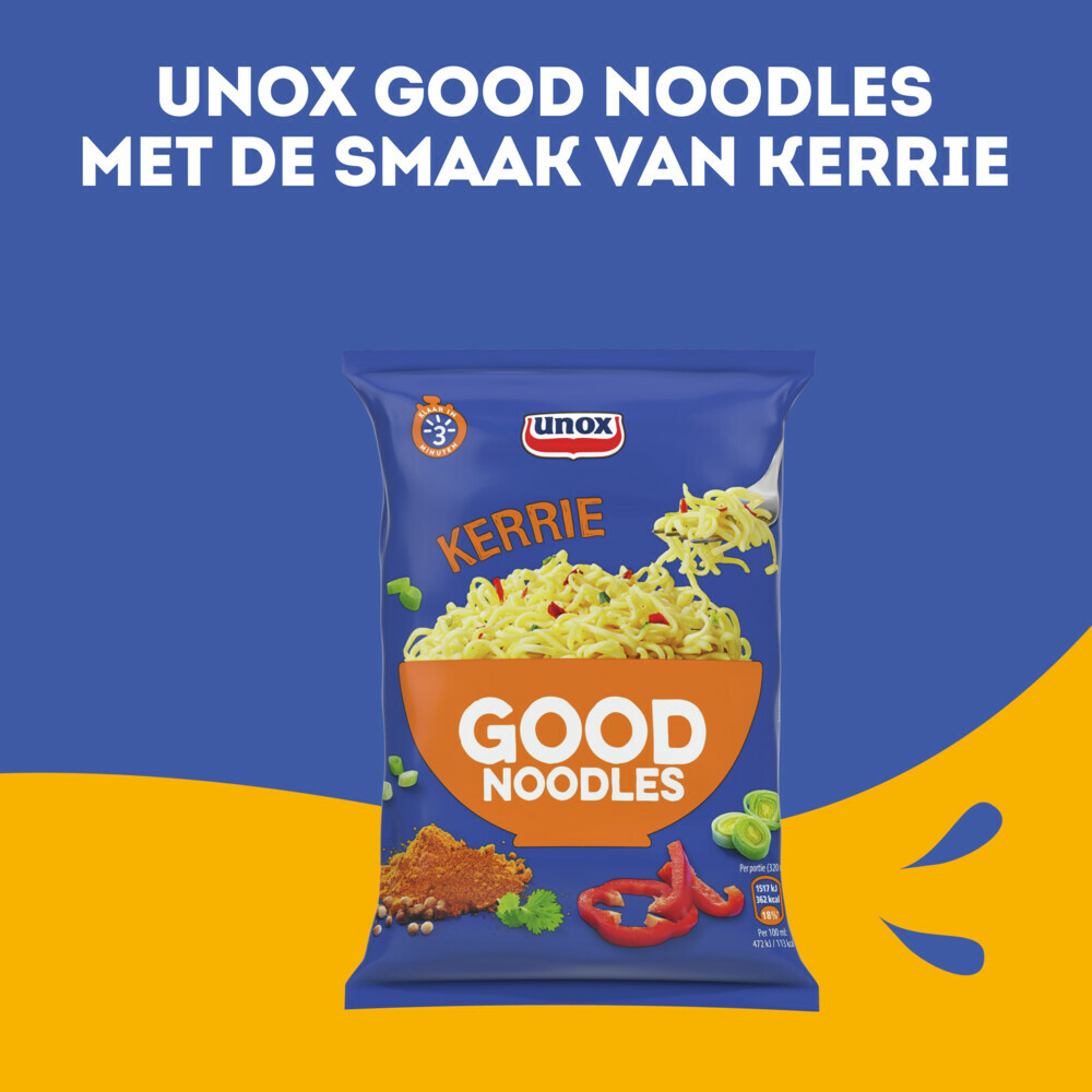 6x Unox Good Noodles Kerrie 70 gr | Plein.nl