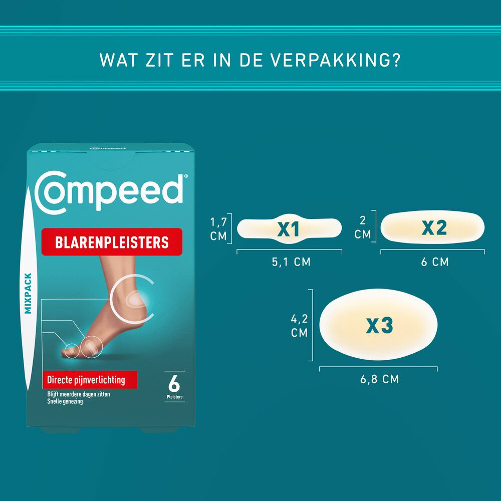 Compeed Blarenpeister Mix Pack 6 stuks | Plein.nl