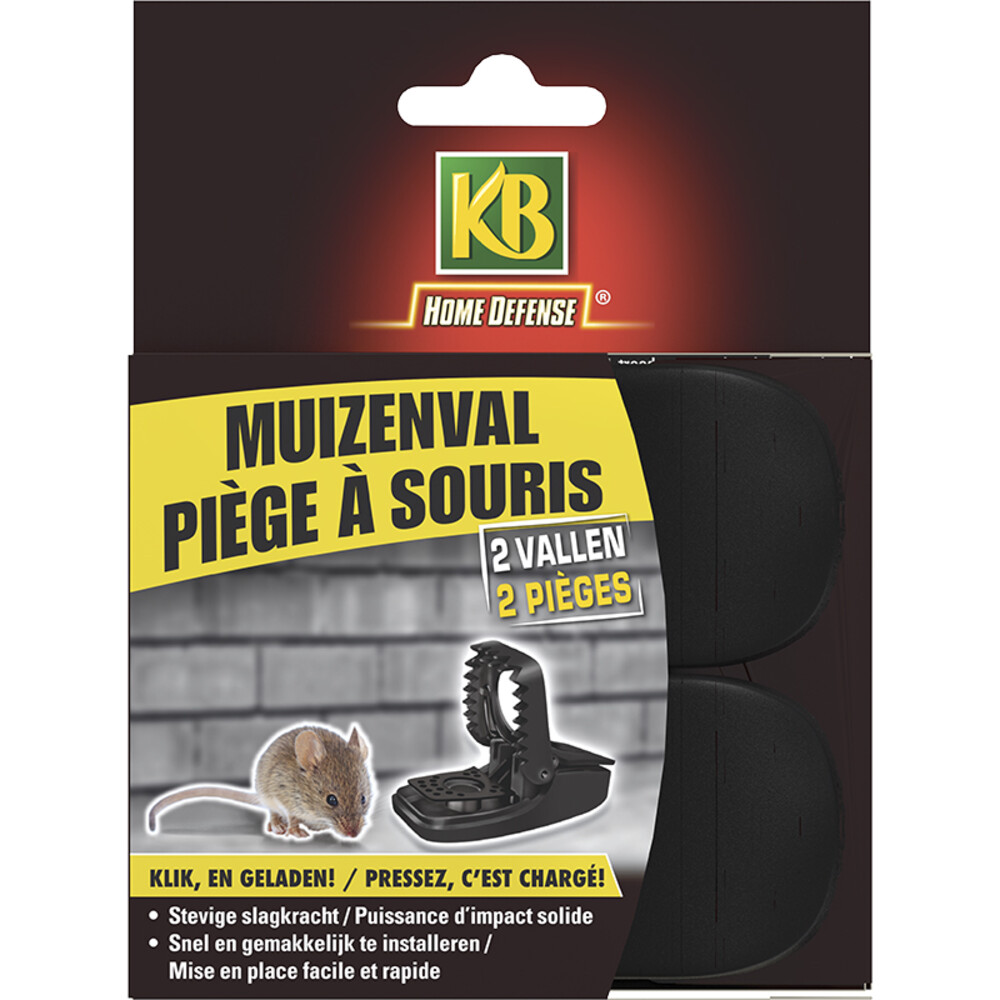 KB Home Defense Muizenval Kunststof 2 stuks | Plein.nl