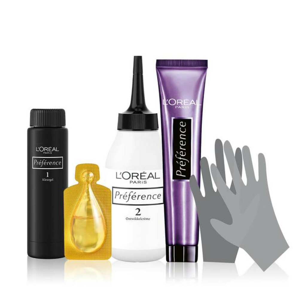 L'Oréal Préférence Cool Blondes Permanente Haarkleuring 8.12 Licht As ...