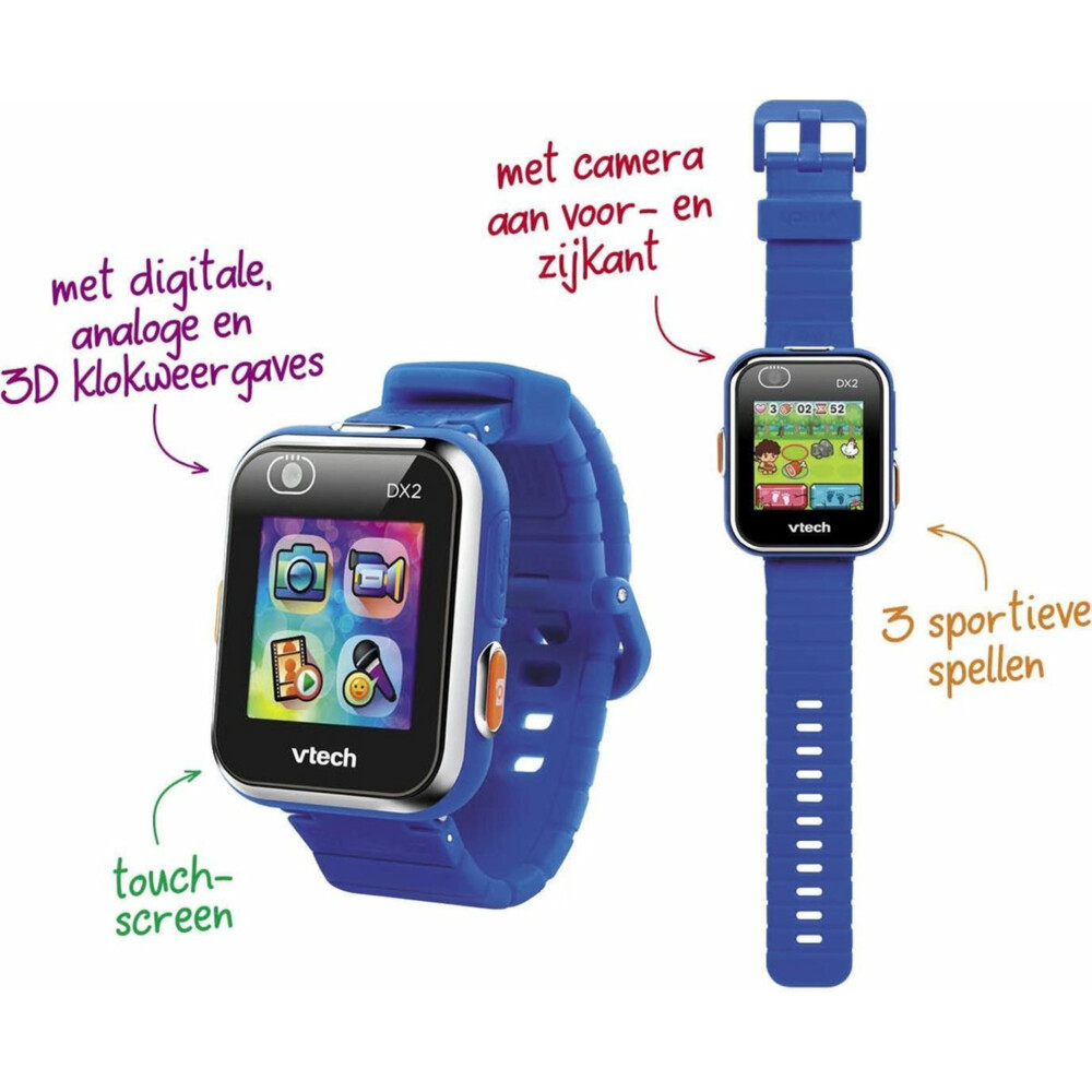 VTech Kidizoom Smartwatch DX2 Blauw | Plein.nl