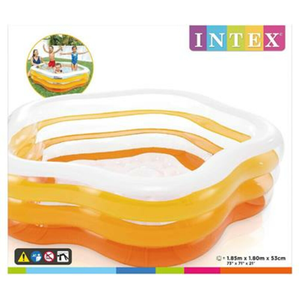 Intex Summer Colors Zwembad 185x180x53 cm | Plein.nl