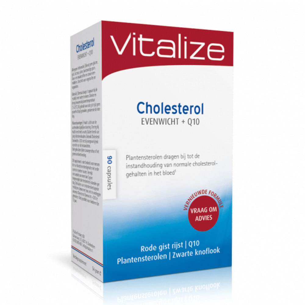 Vitalize Cholesterol Evenwicht Q10 90 capsules | Plein.nl