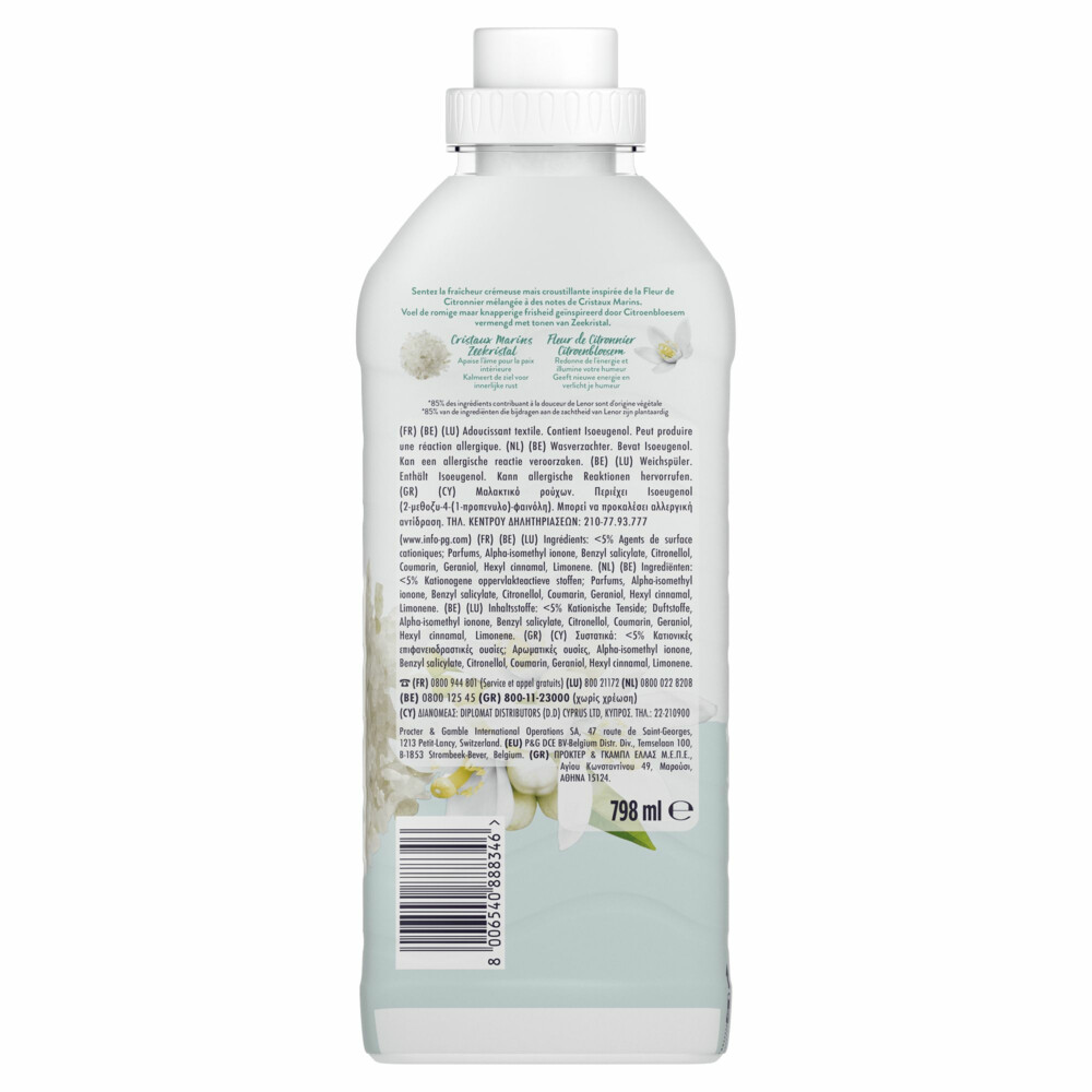 Lenor Wasverzachter Limoenbloesem & Zeekristal 38 Wasbeurten 798 ml | Plein.nl