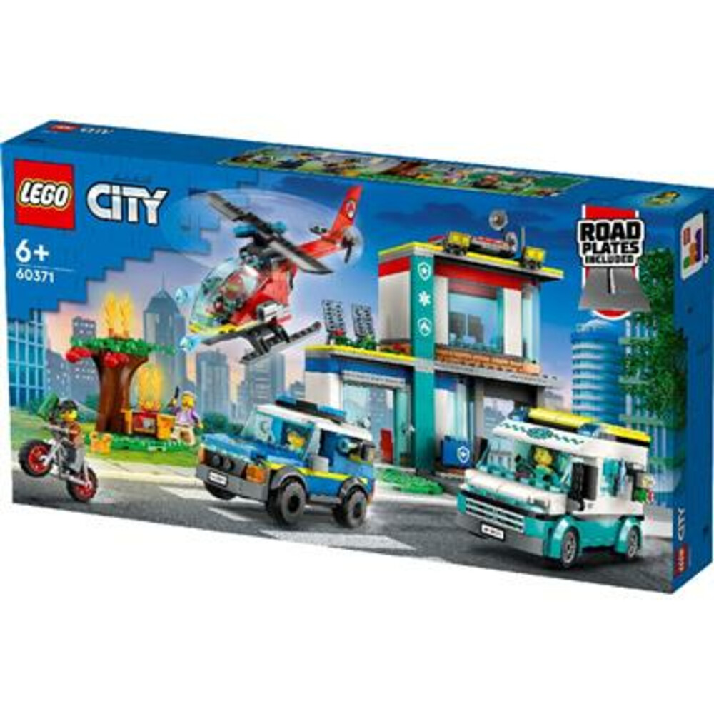 Lego City Police 60371 Hoofdkwartier Voertuigen | Plein.nl
