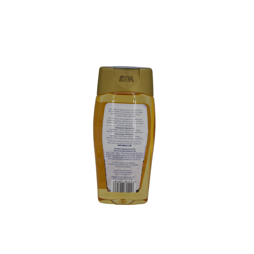 Damhert Biofood Agavesiroop Amber Biologisch 250 ml | Plein.nl