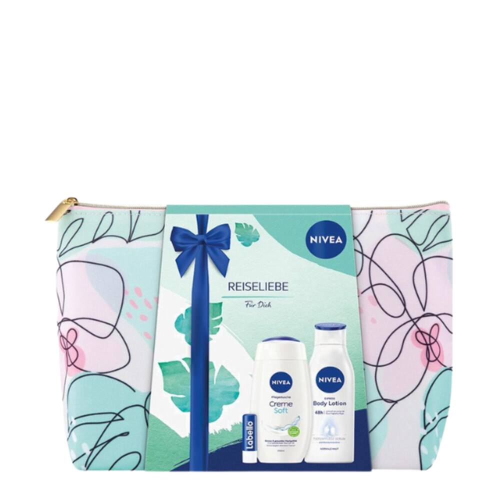 NIVEA Travel Lover Geschenkset Body Lotion + Douchegel + Labello ...