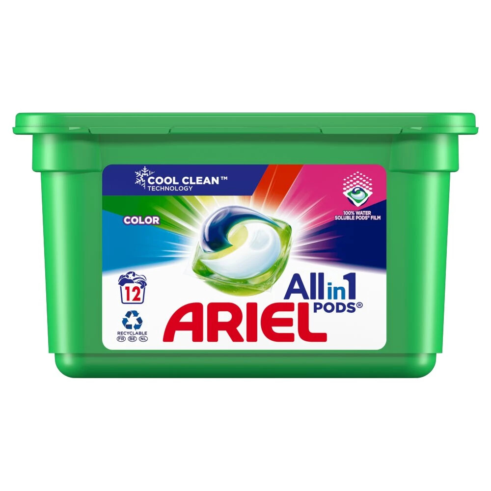 Ariel All-in-1 Pods Wasmiddelcapsules Color 12 stuks | Plein.nl